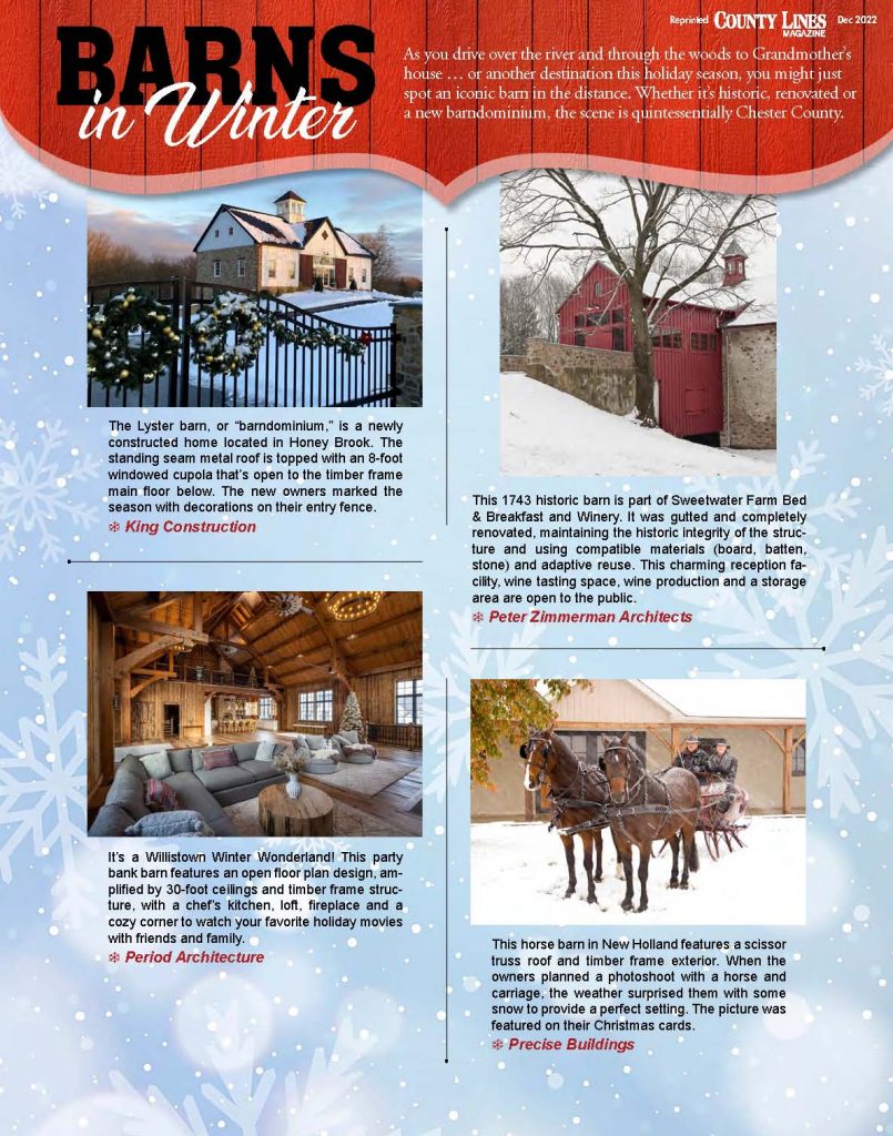 Chester County Barns in Winter - County Lines Online