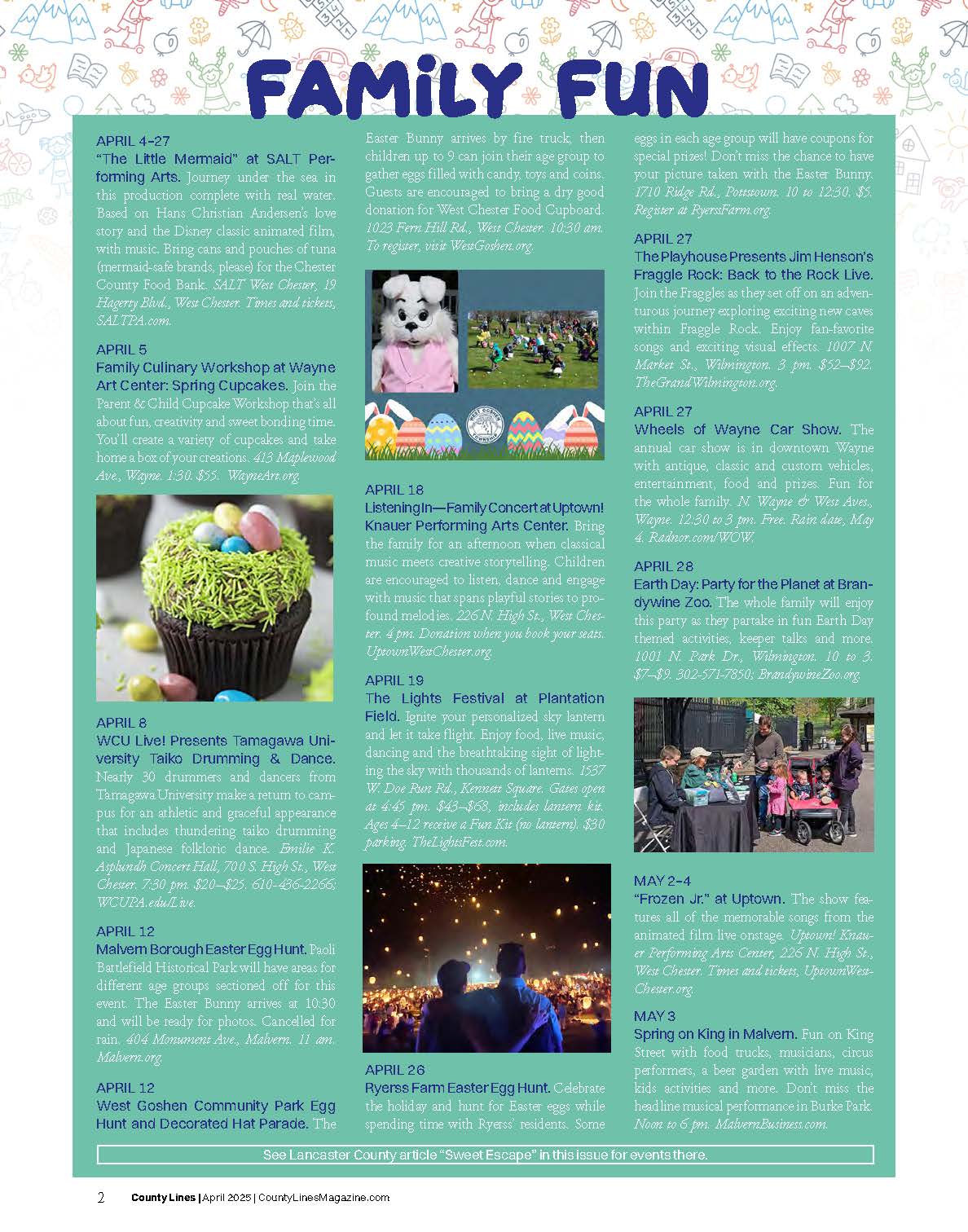 Family Fun: April 2025 - County Lines Online